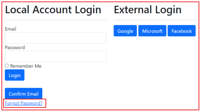 How To Implement Forgot Password In Aspnet Core Identity Dot Net Tutorials