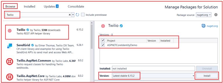 How to Send SMS in ASP.NET Core - Dot Net Tutorials