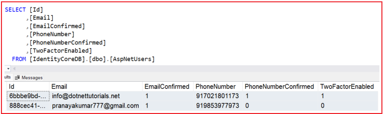 Two-Factor Authentication in ASP.NET Core Identity - Dot Net Tutorials