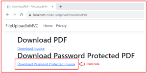 How to Generate Password Protected PDF in ASP.NET Core MVC - Dot Net Tutorials