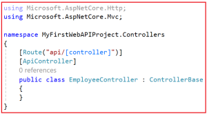 Controllers in ASP.NET Core Web API - Dot Net Tutorials