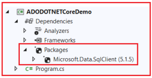 ADO.NET Core Using SQL Server - Dot Net Tutorials