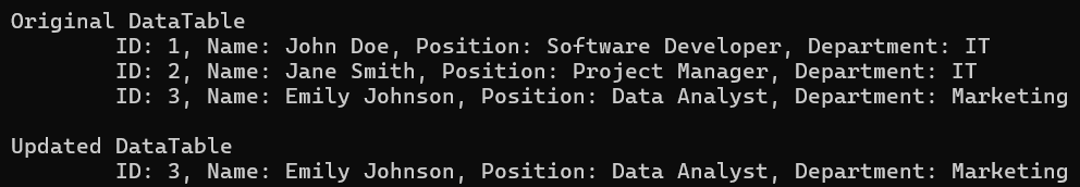 Adonet Core Datatable With Examples Dot Net Tutorials 5948
