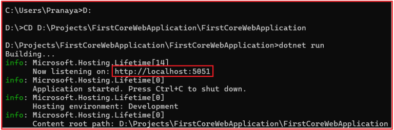 Kestrel Web Server in ASP.NET Core Application - Dot Net Tutorials