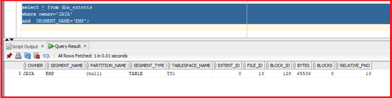 Segments Extents and Data Blocks in Oracle - Dot Net Tutorials