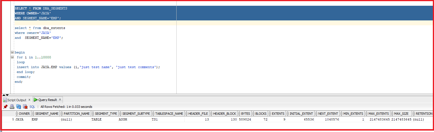 Segments Extents And Data Blocks In Oracle Dot Net Tutorials