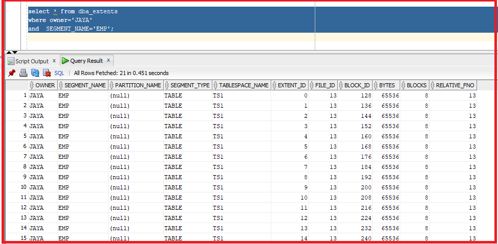 Segments Extents And Data Blocks In Oracle Dot Net Tutorials