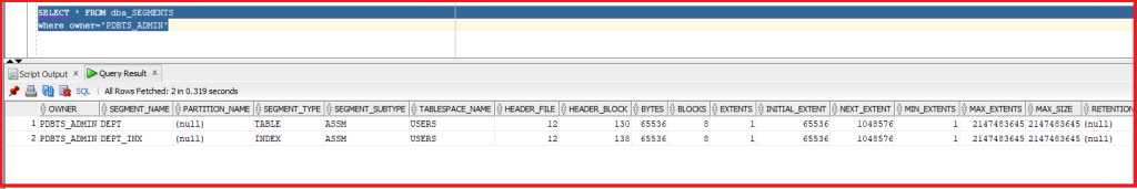 Types of Segments in Oracle - Dot Net Tutorials