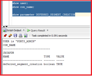 Deferred Segment Creation in Oracle - Dot Net Tutorials