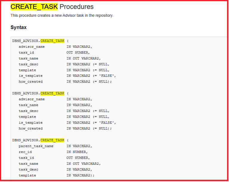 Segment Advisor in Oracle with Examples - Dot Net Tutorials