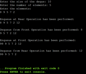 How to Implement Double Ended Queue in C Language - Dot Net Tutorials