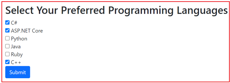 Check Box Html Helper In Aspnet Core Mvc Dot Net Tutorials 9035