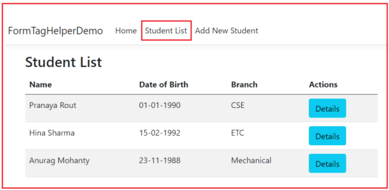 Form Tag Helpers in ASP.NET Core - Dot Net Tutorials Form Tag Helpers in ASP.NET Core - Dot Net Tutorials