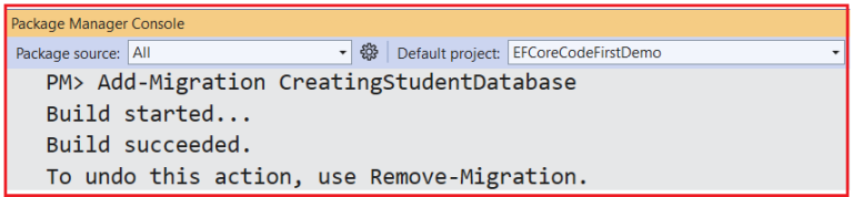 How To Design Database Using Ef Core Code First Approach Dot Net