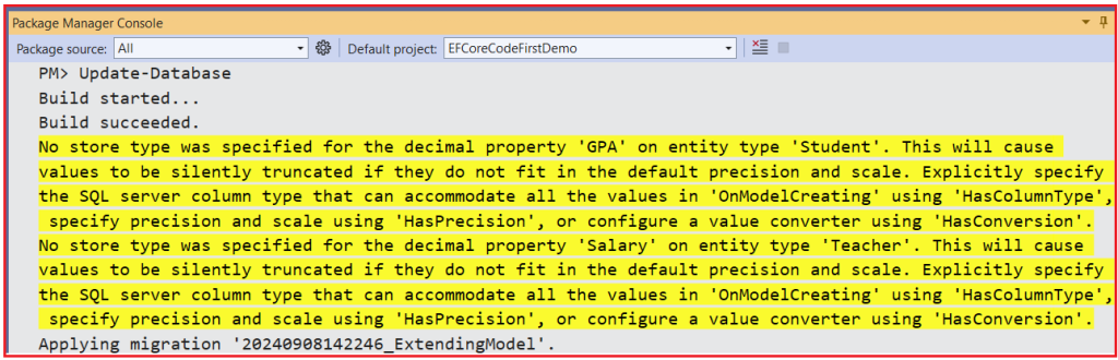 Default Conventions In Entity Framework Core Dot Net Tutorials