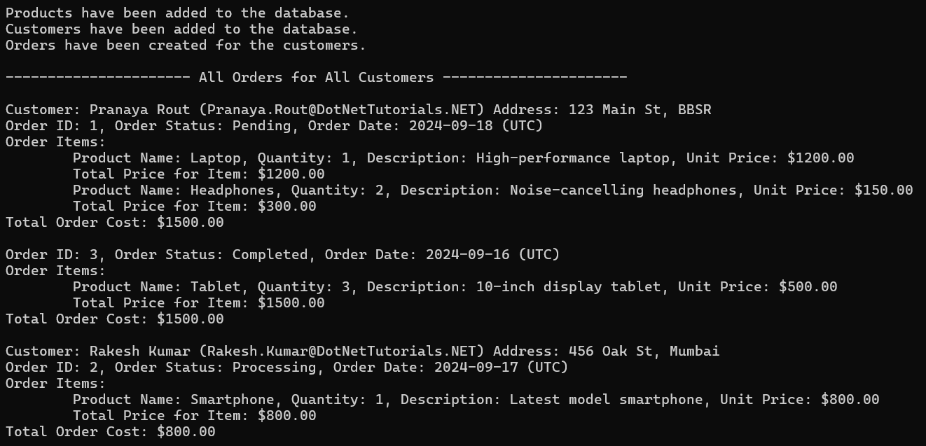 Entity Configurations In Entity Framework Core Using Fluent Api Dot Net Tutorials