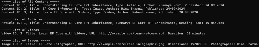 Table Per Type (TPT) Inheritance in Entity Framework Core - Dot Net Tutorials