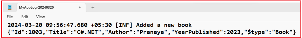 How to Implement Logging using Serilog in ASP.NET Core Web API - Dot Net Tutorials