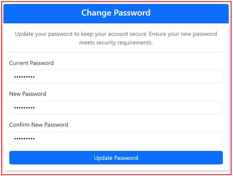 How to Change Password in ASP.NET Core Identity - Dot Net Tutorials