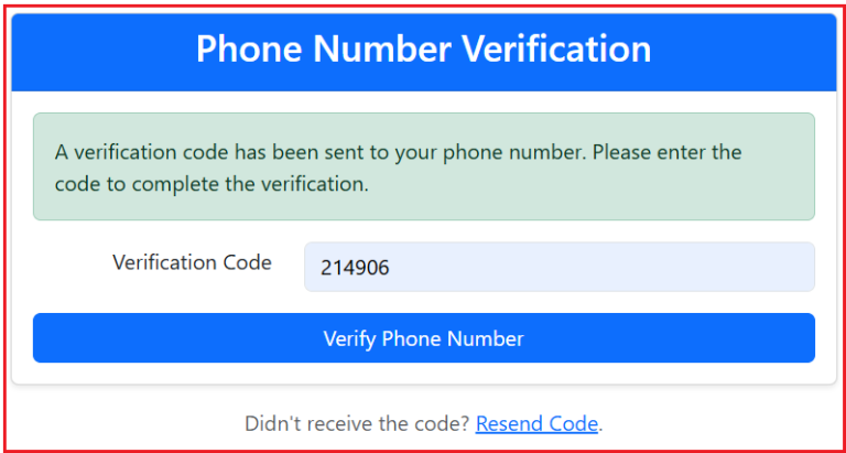 Verify Phone Number in ASP.NET Core Identity - Dot Net Tutorials