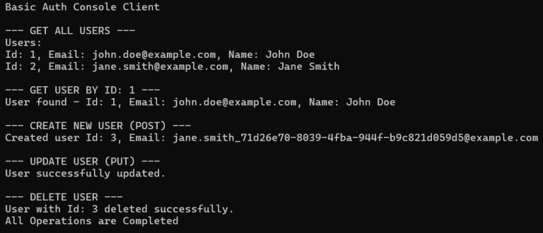 Basic Authentication in ASP.NET Core Web API - Dot Net Tutorials