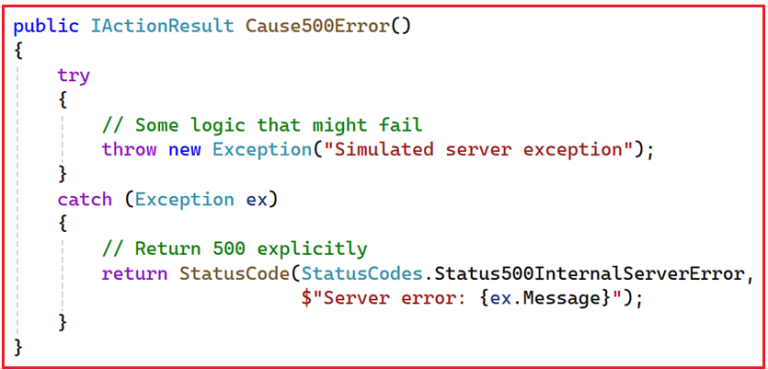 5XX HTTP Status Codes in ASP.NET Core Web API - Dot Net Tutorials