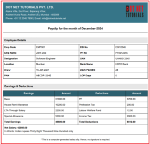 How to Generate Password Protected PDF in ASP.NET Core MVC - Dot Net Tutorials