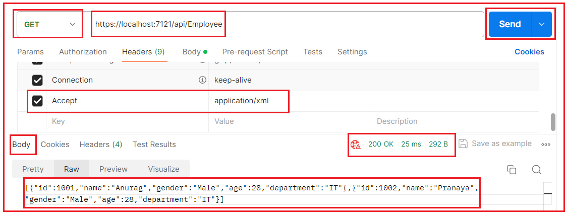 Content Negotiation In Aspnet Core Web Api Dot Net Tutorials