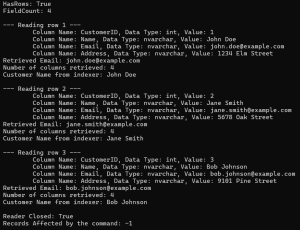 ADO.NET Core SqlDataReader Class - Dot Net Tutorials
