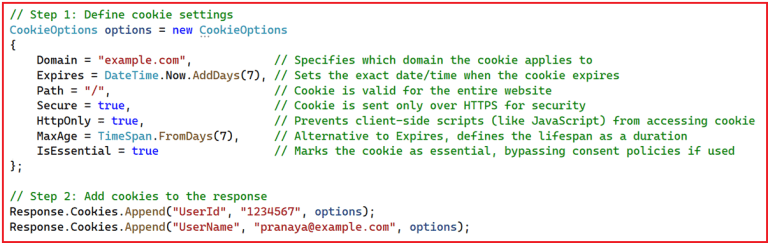 Cookies In Aspnet Core Mvc Dot Net Tutorials