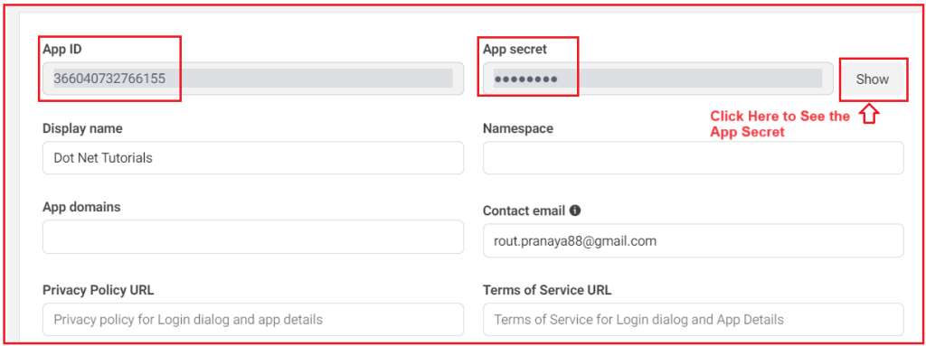 Facebook External Authentication in ASP.NET Core MVC - Dot Net Tutorials