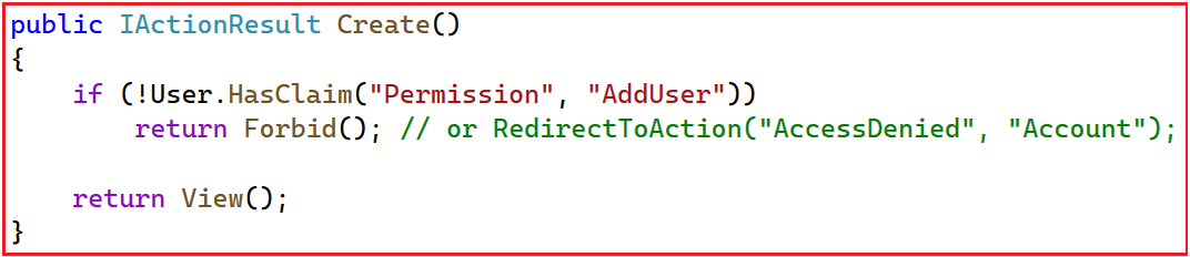 Claims Based Authorization In Aspnet Core Identity Dot Net Tutorials