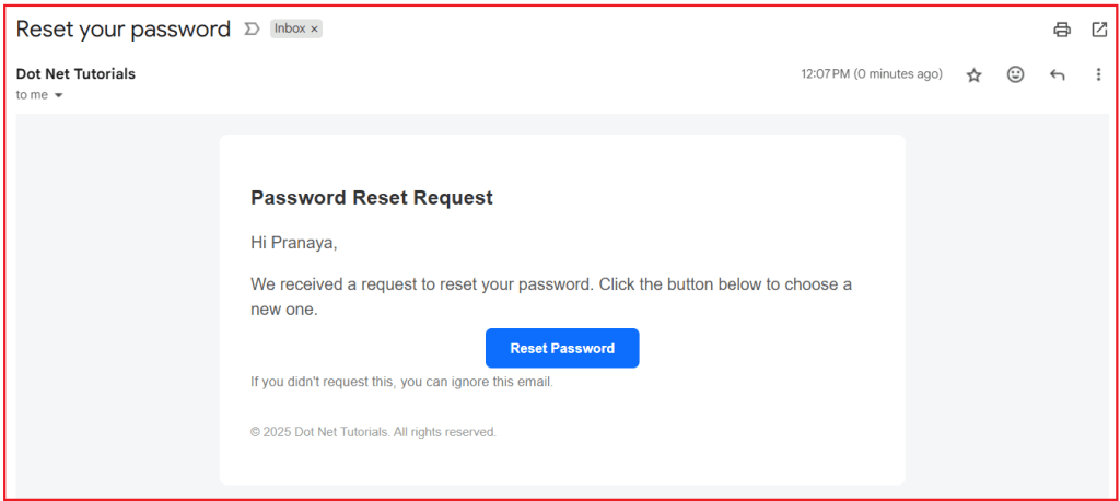 How to Implement Forgot Password in ASP.NET Core Identity - Dot Net Tutorials