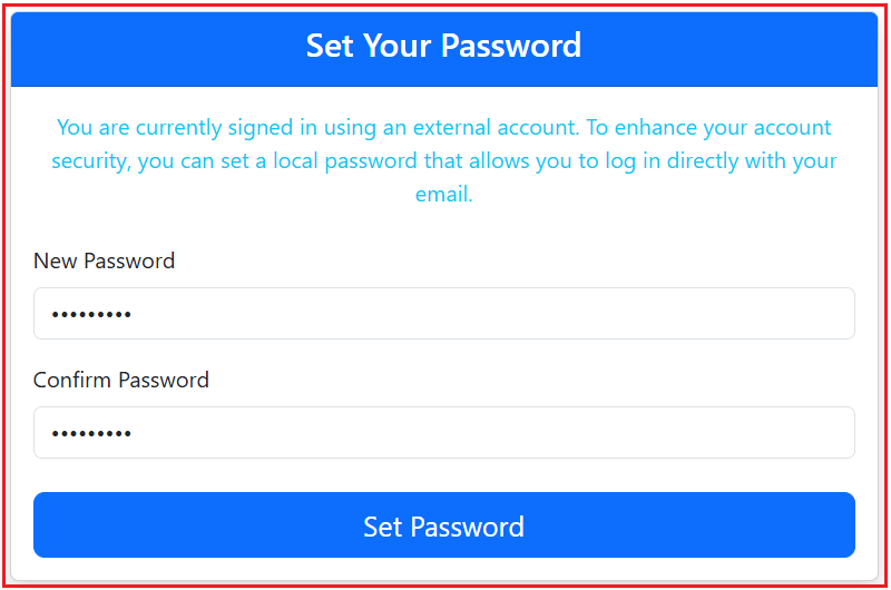How to Add Password to Local Account Linked to External Login - Dot Net ...