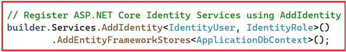 ASP.NET Core Identity Setup - Dot Net Tutorials