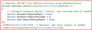 ASP.NET Core Identity Setup - Dot Net Tutorials