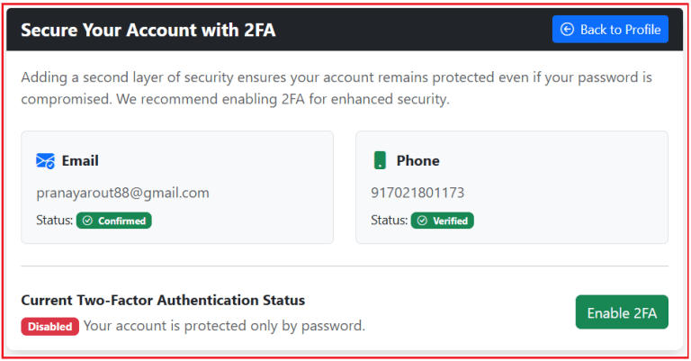 Two-Factor Authentication in ASP.NET Core Identity - Dot Net Tutorials