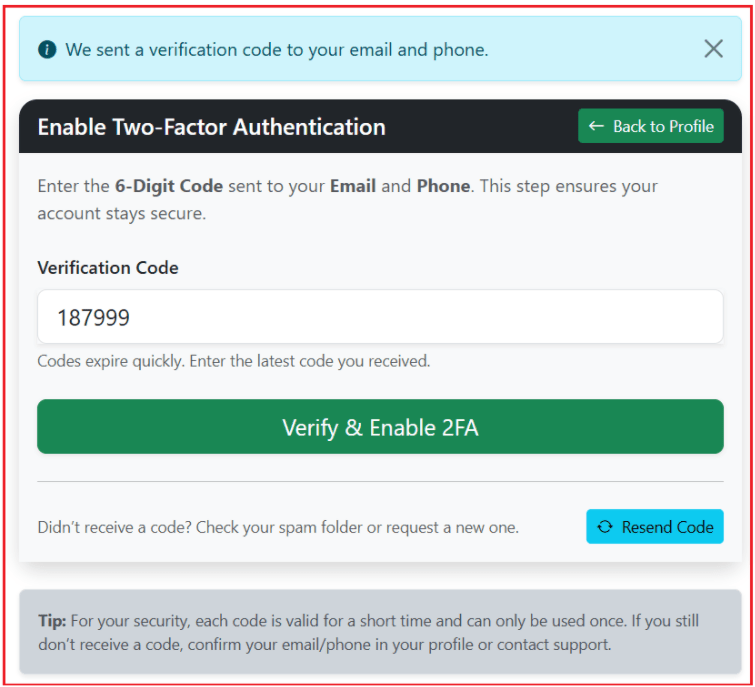 Two-Factor Authentication in ASP.NET Core Identity - Dot Net Tutorials