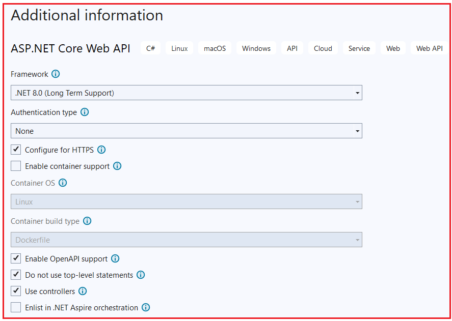 ASP.NET Core Web API Project in Visual Studio - Dot Net Tutorials
