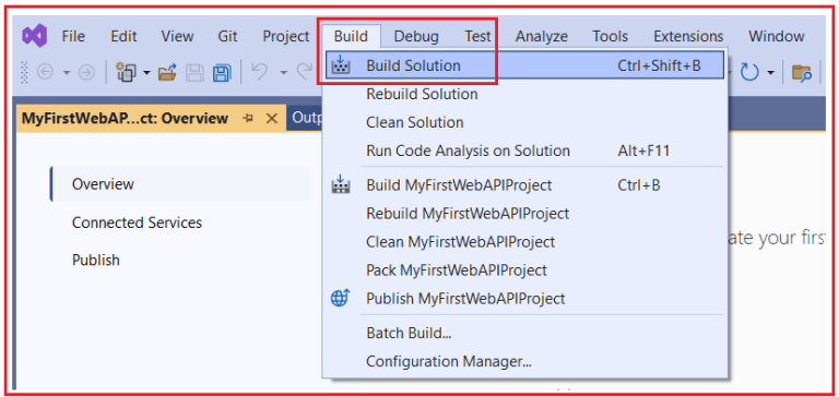 ASP.NET Core Web API Project in Visual Studio - Dot Net Tutorials