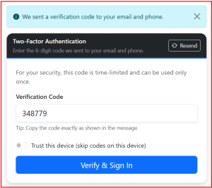 Two-Factor Authentication in ASP.NET Core Identity - Dot Net Tutorials