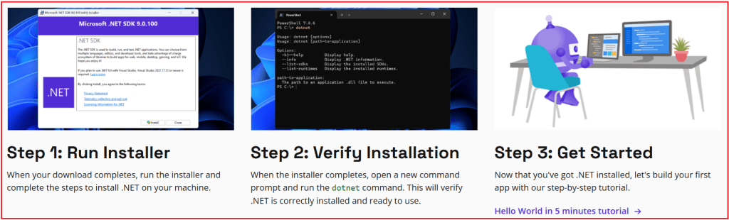 Download and Install .NET Core SDK - Dot Net Tutorials