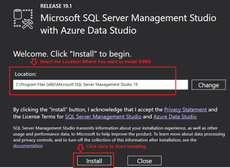 Download and Install SSMS - Dot Net Tutorials