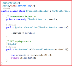 Dependency Injection in ASP.NET Core Web API - Dot Net Tutorials